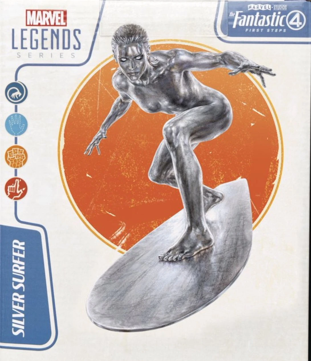 The Silver Surfer promotional art for ‘THE FANTASTIC FOUR: FIRST STEPS ...
