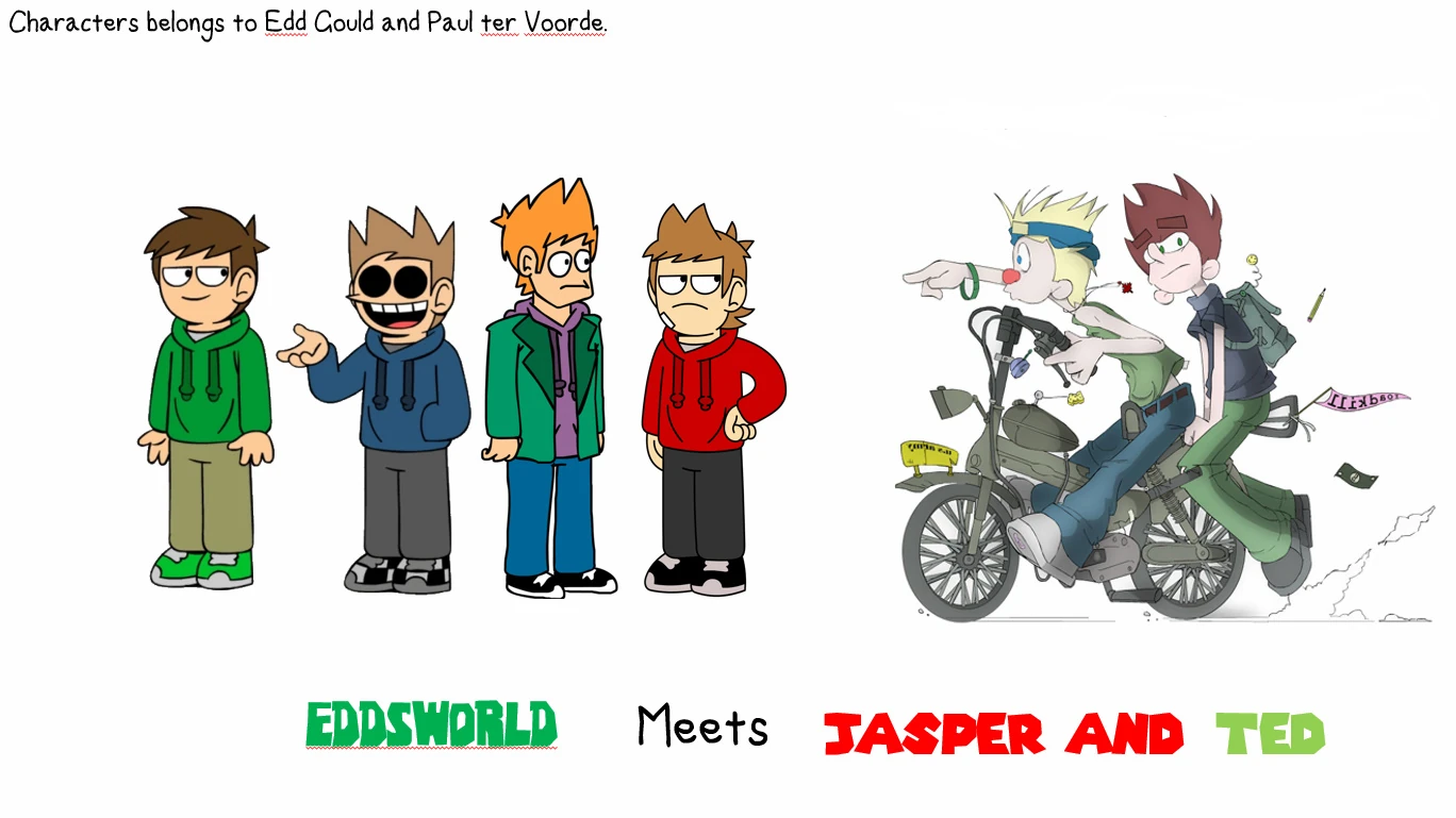 Eddsworld meets Jasper and Ted. | Fandom