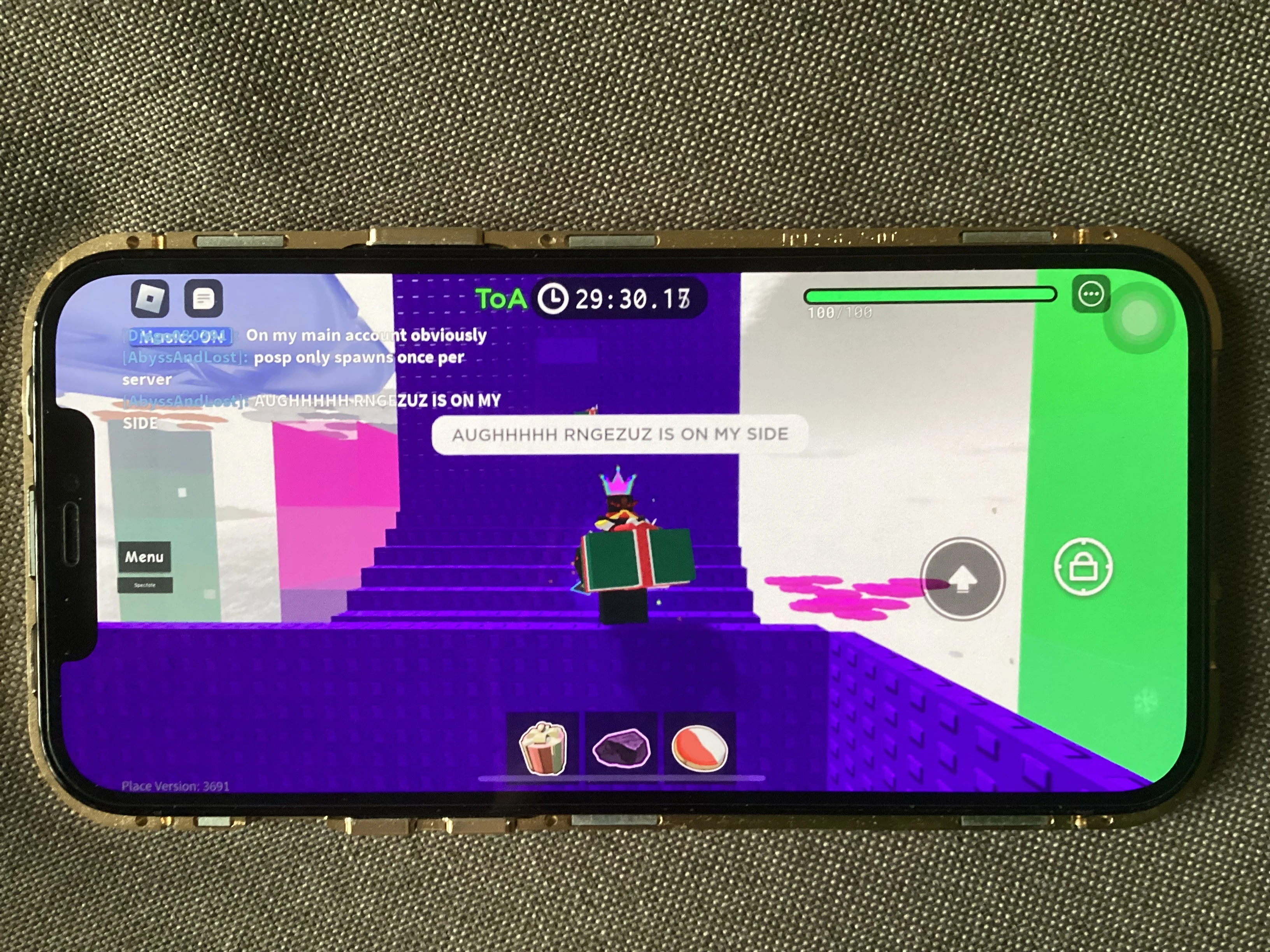 just got present of shy presents first try while using a broken phone ...