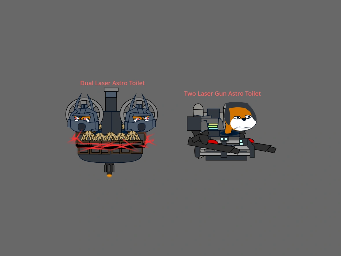 Dual Astro Toilet And Two Laser Gun Astro Toilet | Fandom