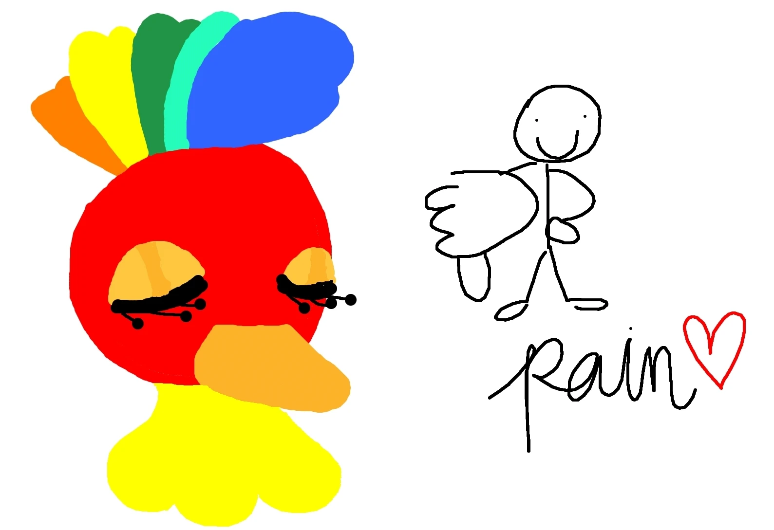 i drew poppy in tux paint :D | Fandom