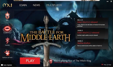 Launcher | Edain Mod Wiki | Fandom