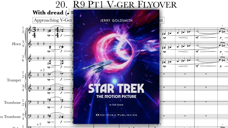 Jerry Goldsmith's score for TMP (which is also the basis for the TNG ...