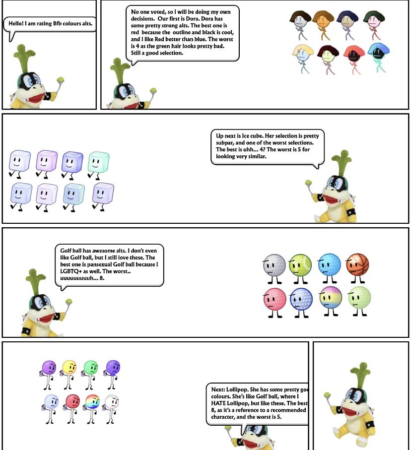 Bfb colour alts: part 2 | Fandom