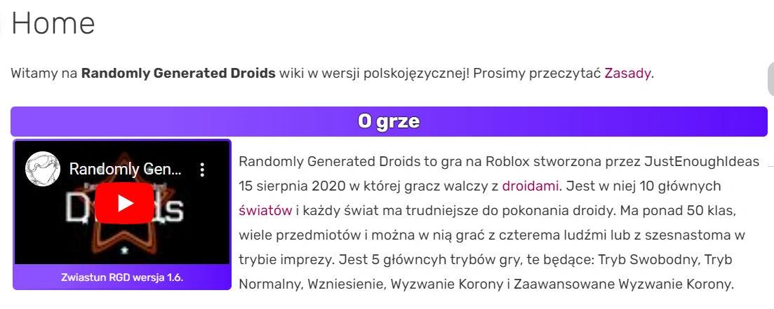 Randomly Generated Droids 1.AF - The Polski Update | Fandom