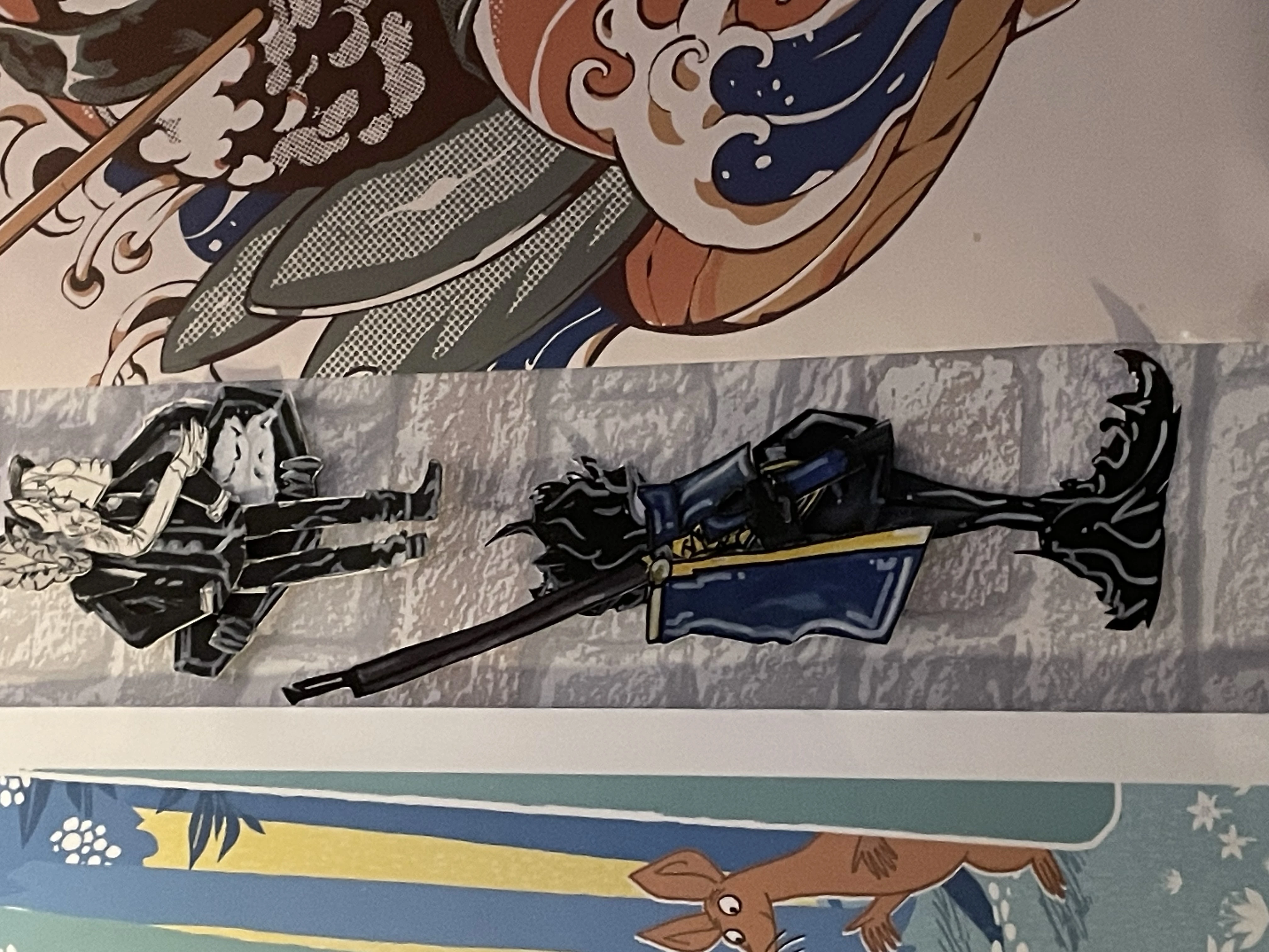 I did put my papercraftd on my wall but the recent one i did was ...