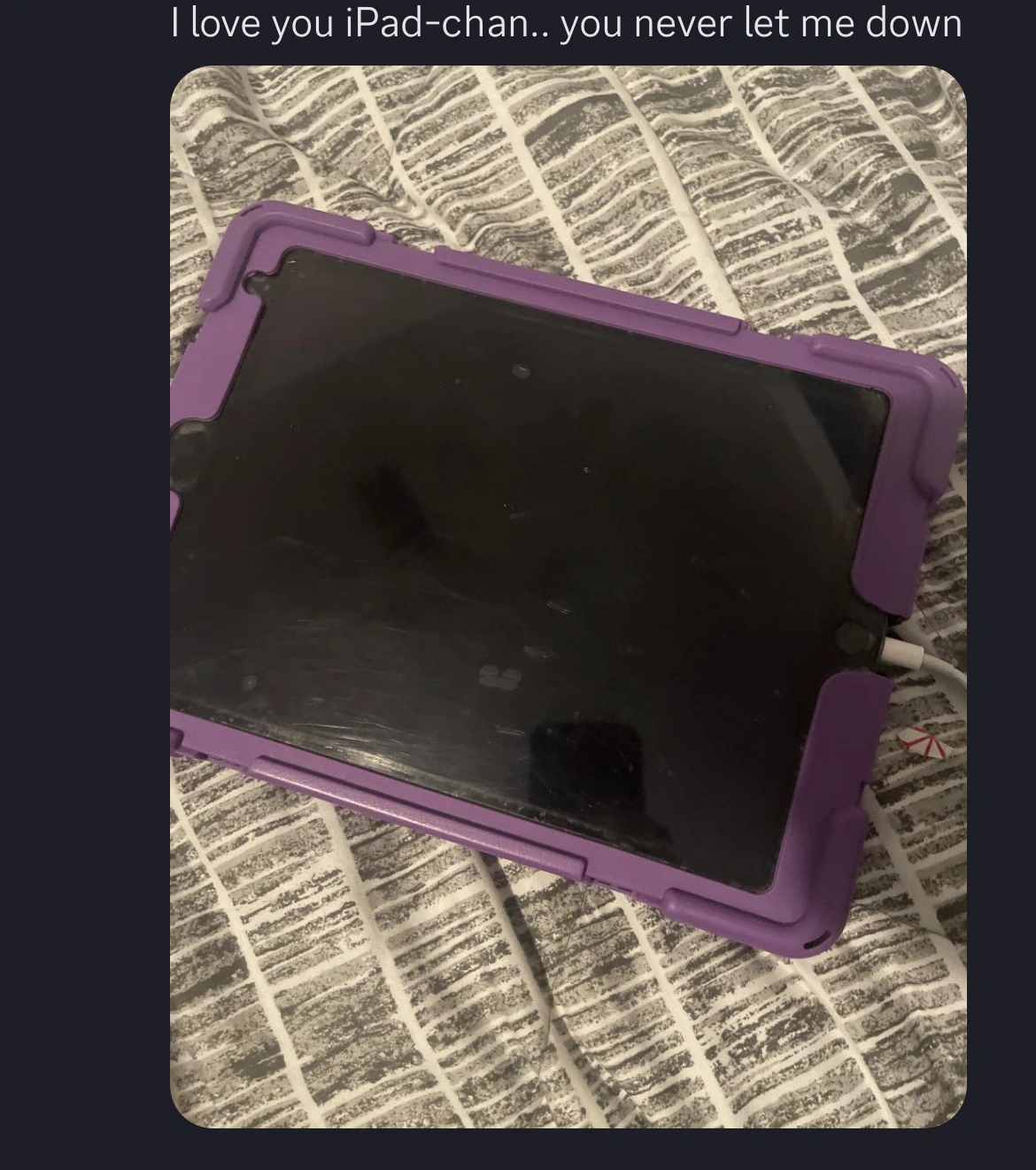 I love you iPad-chan.. you never let me down | Fandom