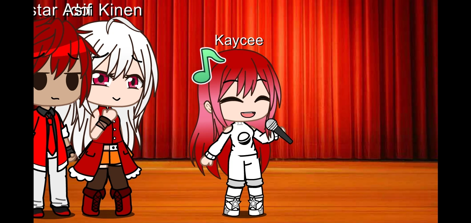 Kaycee singing in stage | Fandom