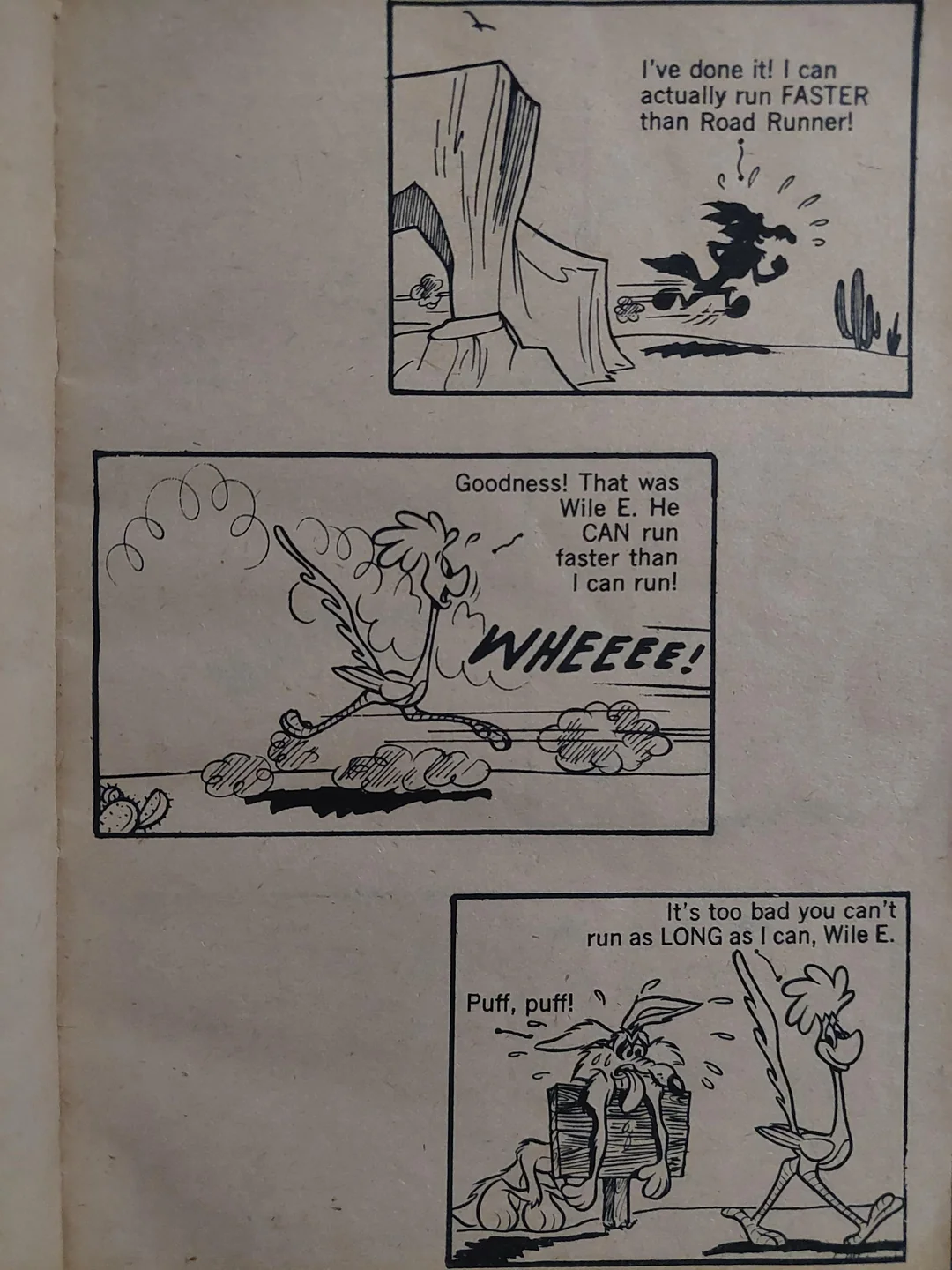 Friendly reminder that Wile E. Coyote can run faster than the Road ...