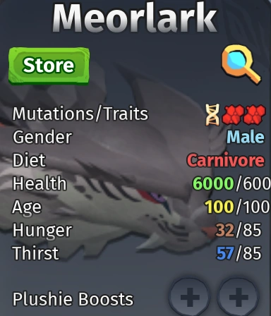 BITE & DAMAGE MEORLARK MUTIE | Fandom