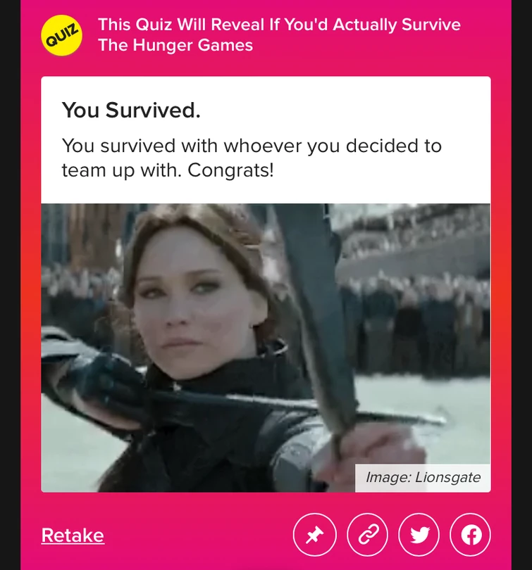 will you survive the hunger games? | Fandom