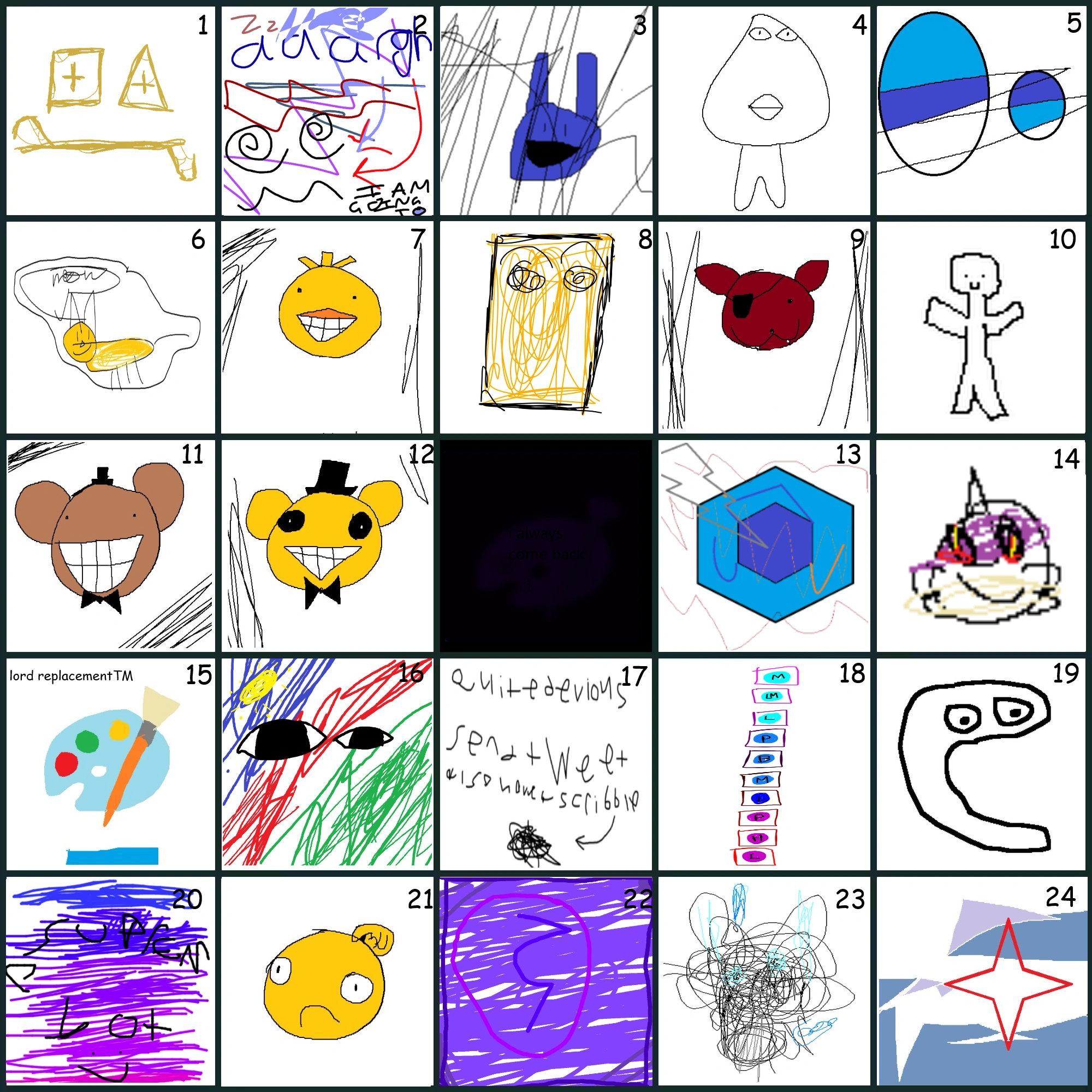 the official random scribble contest season 2 cast reveal | Fandom