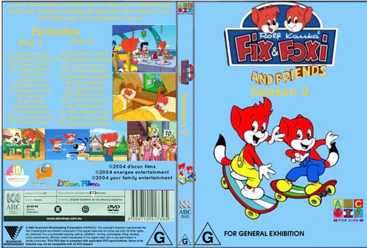 Fix And Foxi And Friends Season 1 And Season 2 ABC For Kids DVDs | Fandom