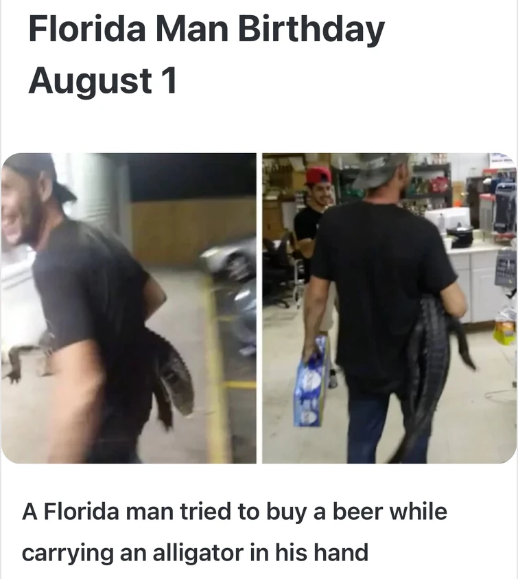 Florida Man Birthday Challenge! | Fandom