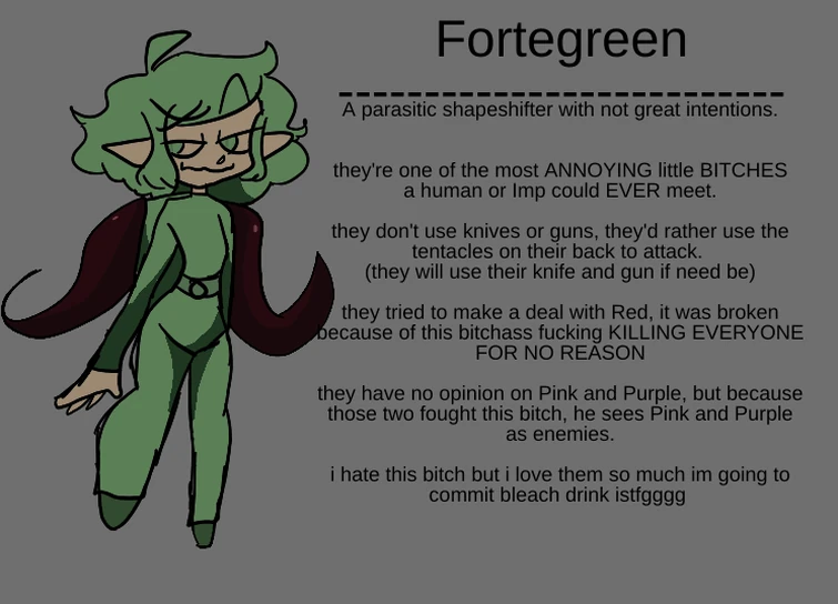 sighs in more Fortegreen art | Fandom
