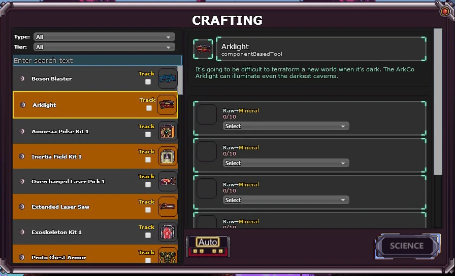 Crafting - Official Edge of Space Wiki