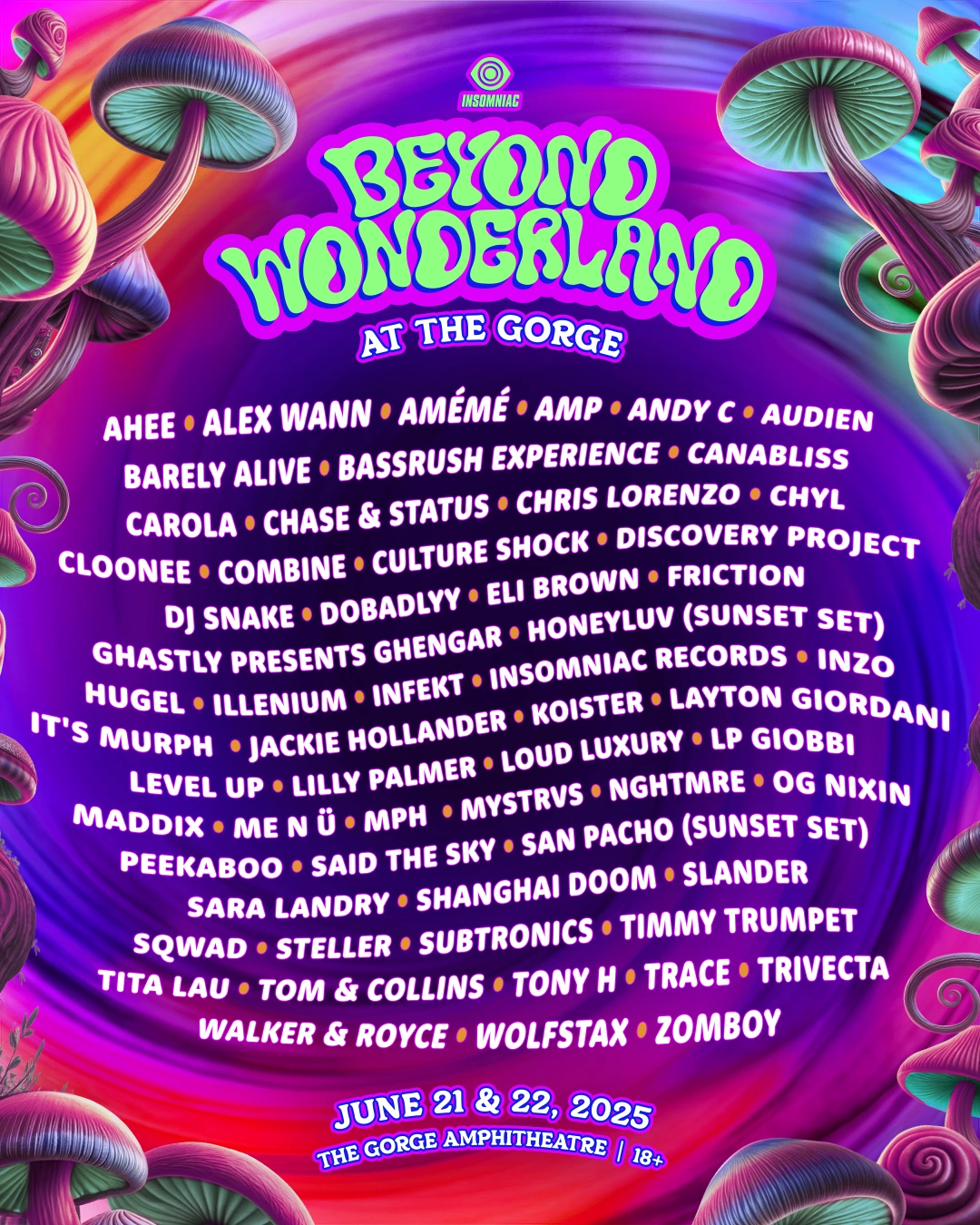 Beyond Wonderland At The Gorge 2025 | EDM Wiki | Fandom