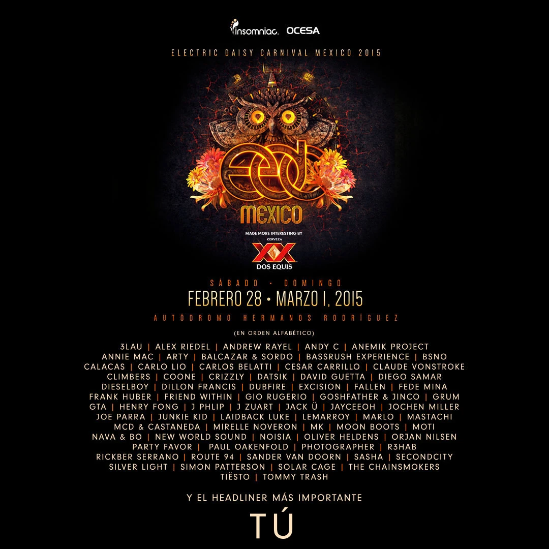 Electric Daisy Carnival Mexico 2015 | EDM Wiki | Fandom