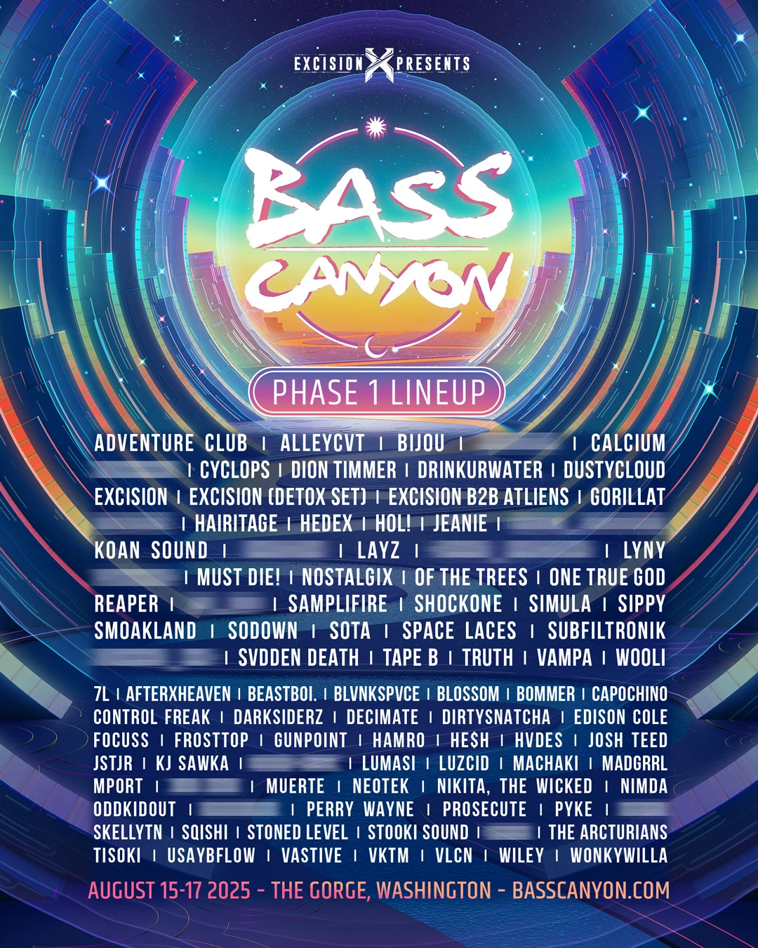 Bass Canyon 2025 | EDM Wiki | Fandom