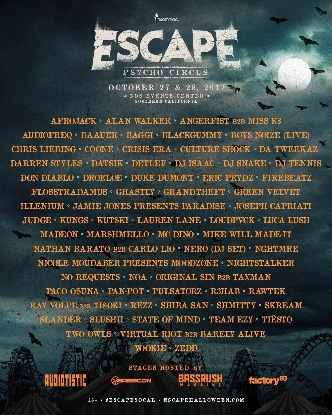 Escape Halloween 2017 | EDM Wiki | Fandom