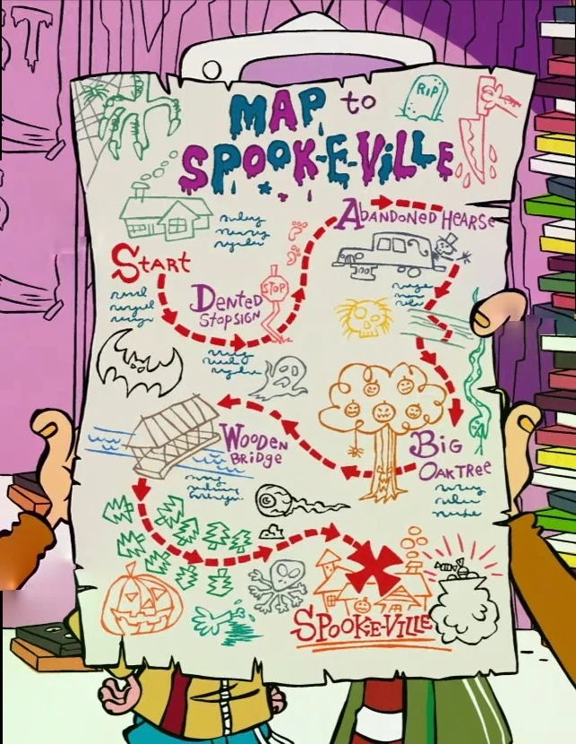 Spook-E-Ville map | Ed, Edd n Eddy | Fandom