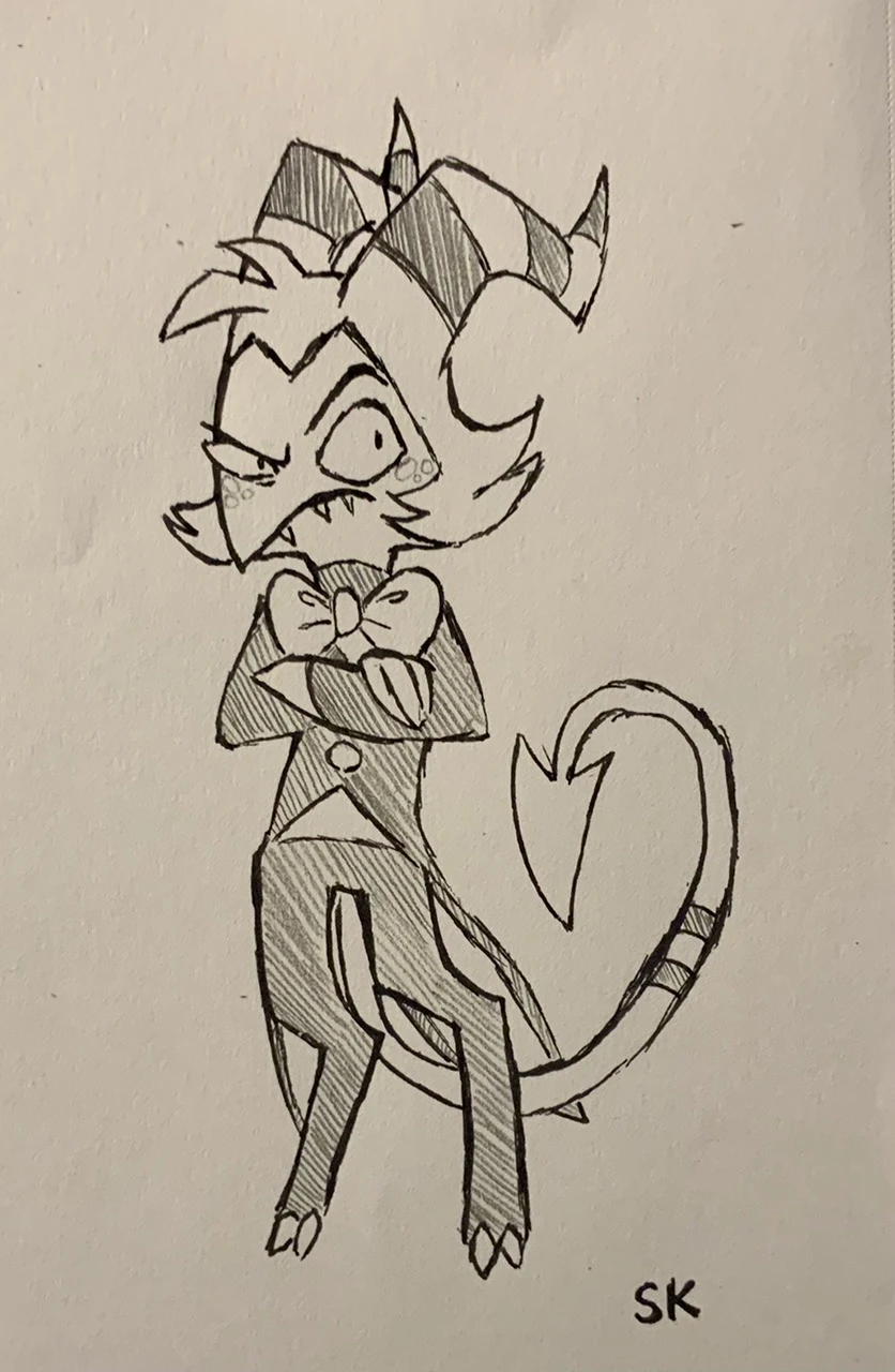 I drew Moxxie!! | Fandom