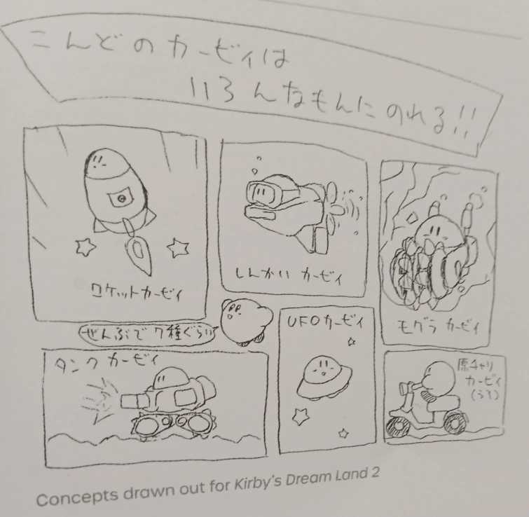 Kirby concept art | Fandom