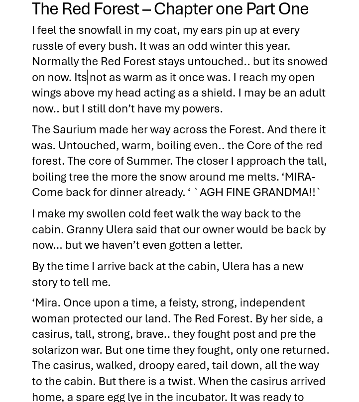 The Red Forest. Chapter one Part one | Fandom