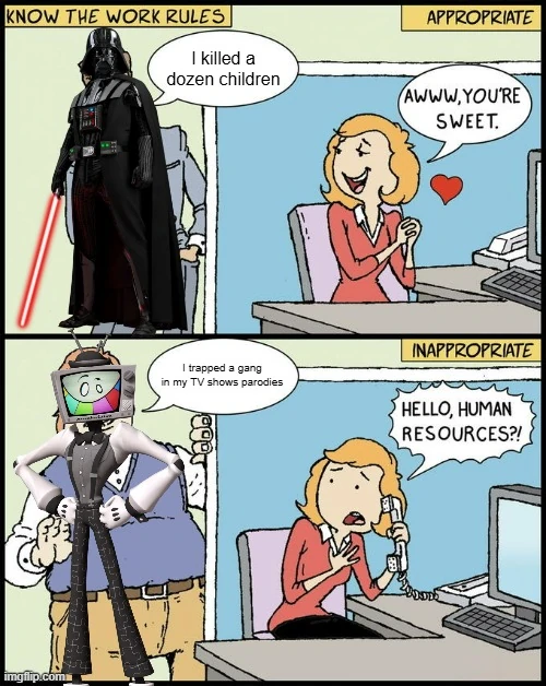 meme i made based on double standards on the villains redeeming | Fandom