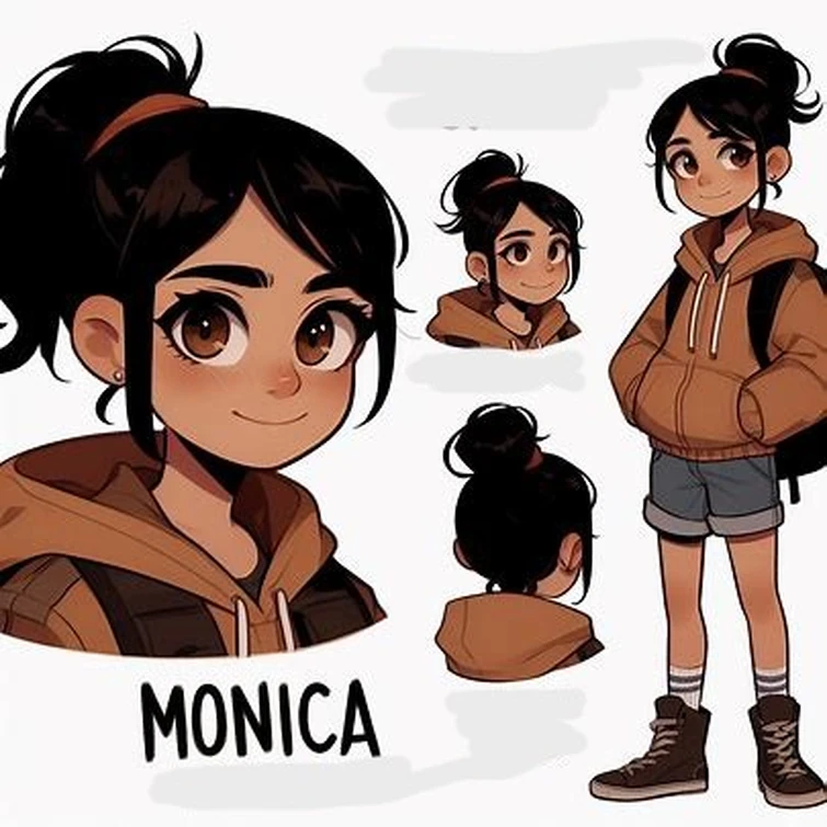 Monica's character sheet for My AU | Fandom