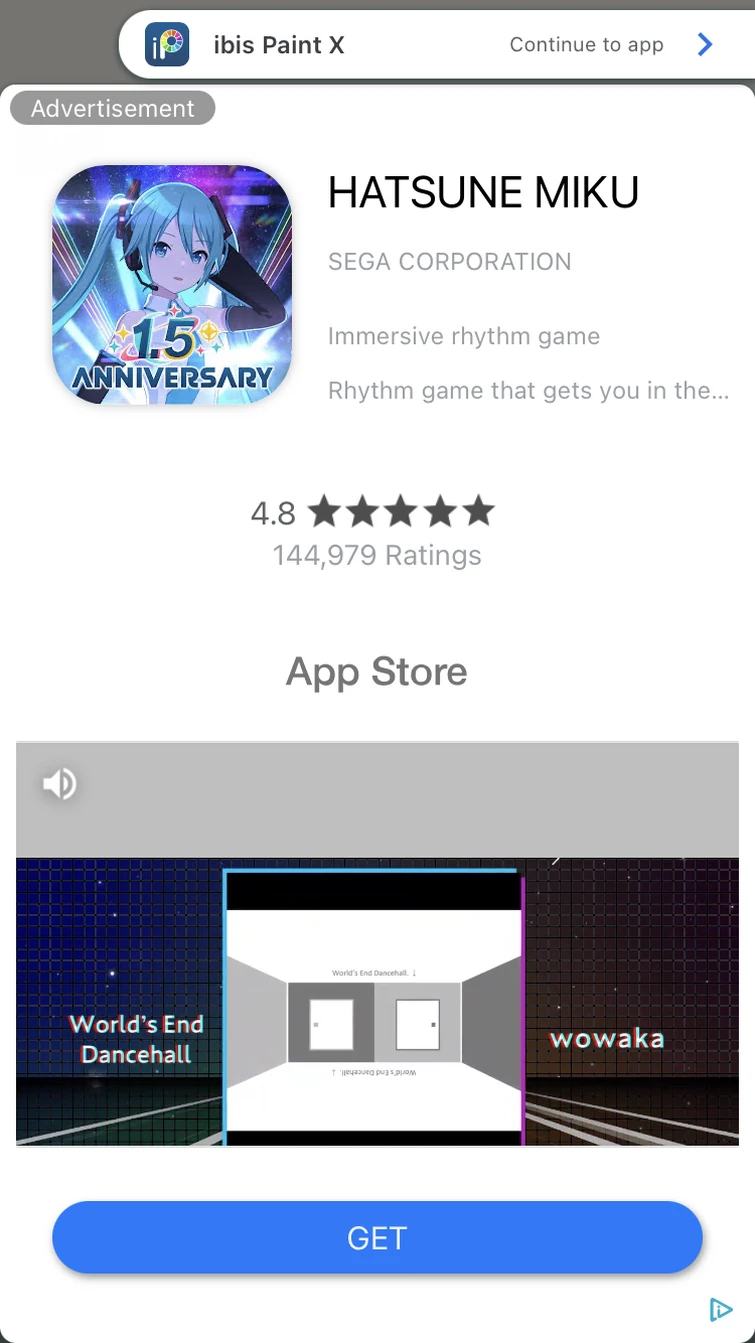 I GOT A PROJECT SEKAI AD IN IBIS PAINT | Fandom