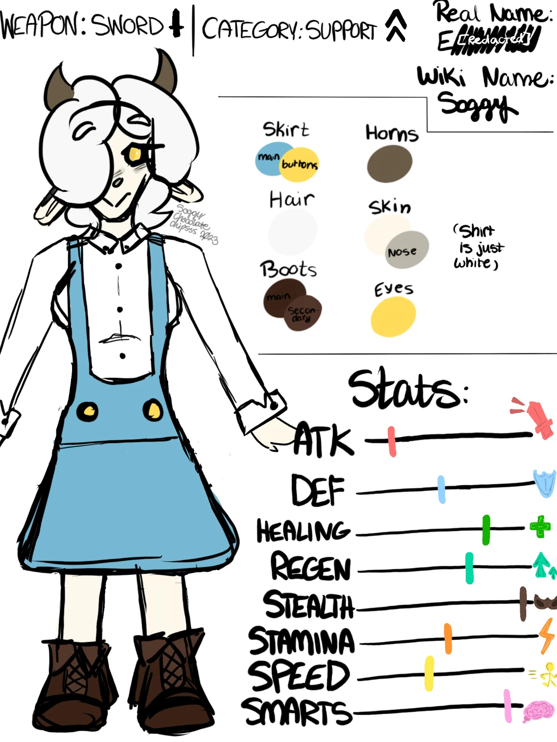 updated ref sheet for me | Fandom