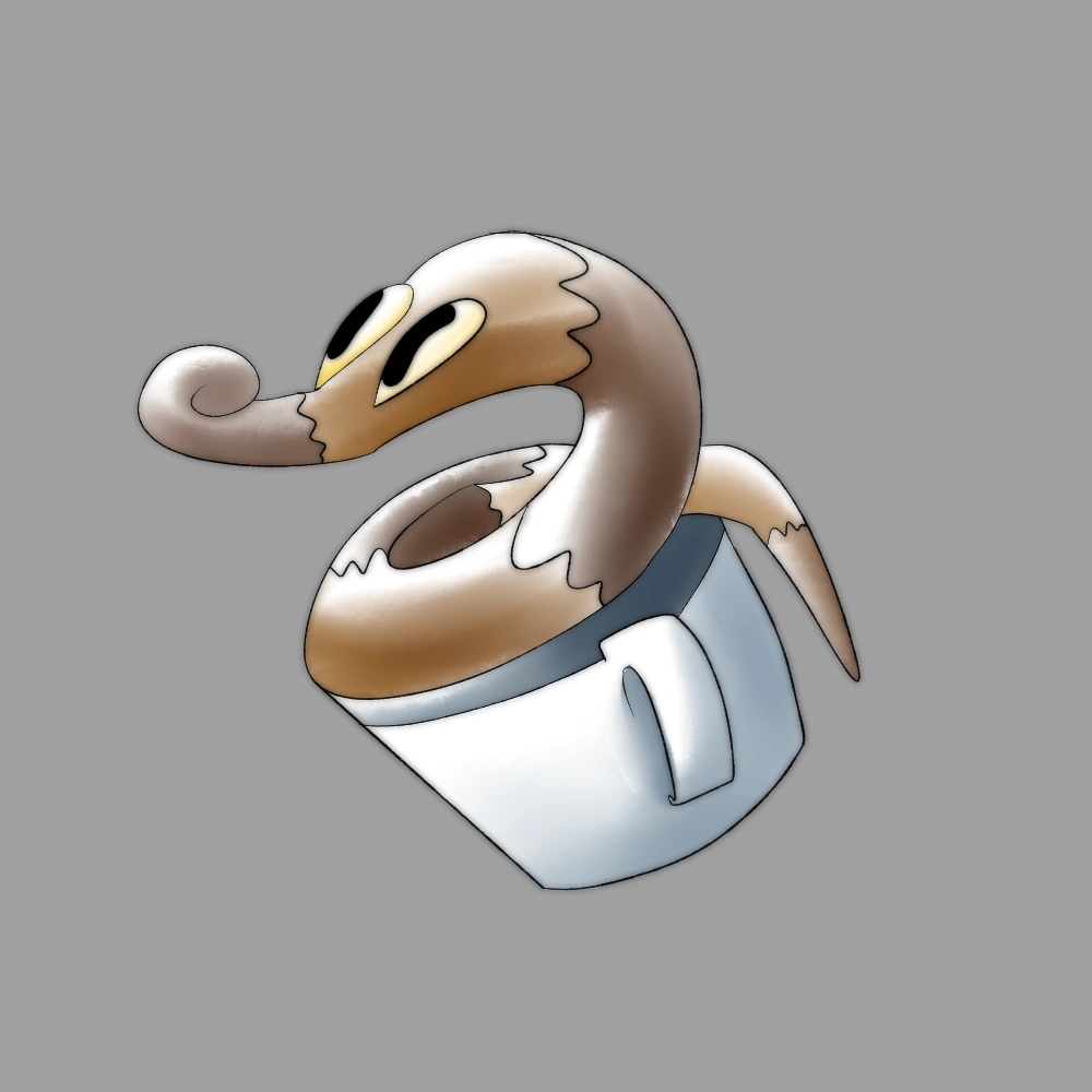 Magical Coffee Wyrm Worm Fakemon | Fandom