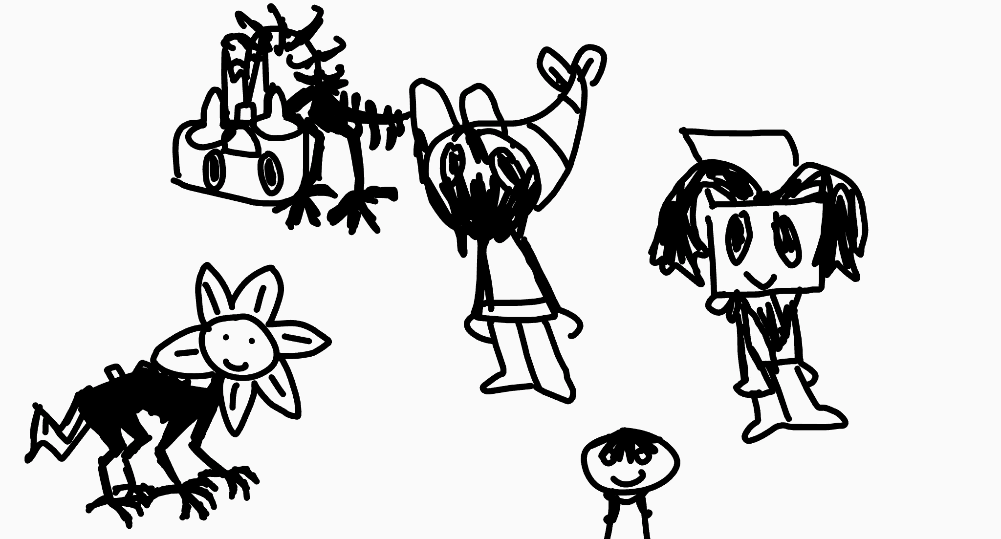 twisted doodles i made on chrome canvas because i had an internet ...
