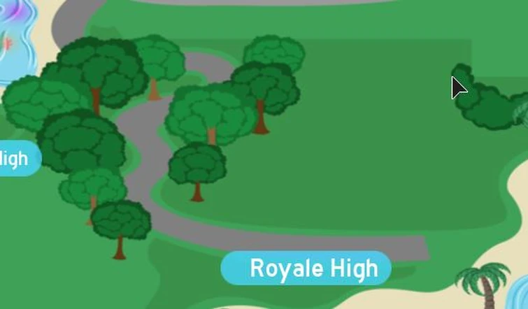 How Royale High looked like before the Royale High Castle was built ...