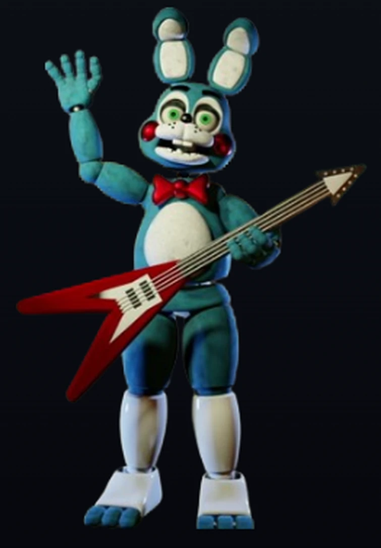 why do i keep seeing people portray toy bonnie with these white leg ...