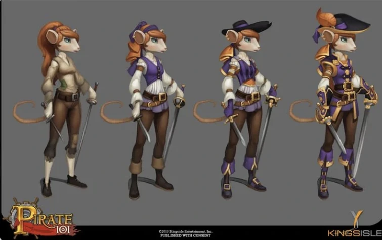 So… I was playing Pirate 101 and the fox and mouse are beautiful- | Fandom