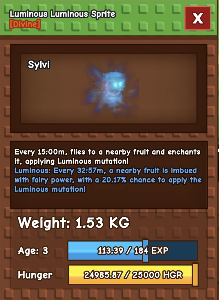 Should I put a luminous shard on my luminous sprite | Fandom