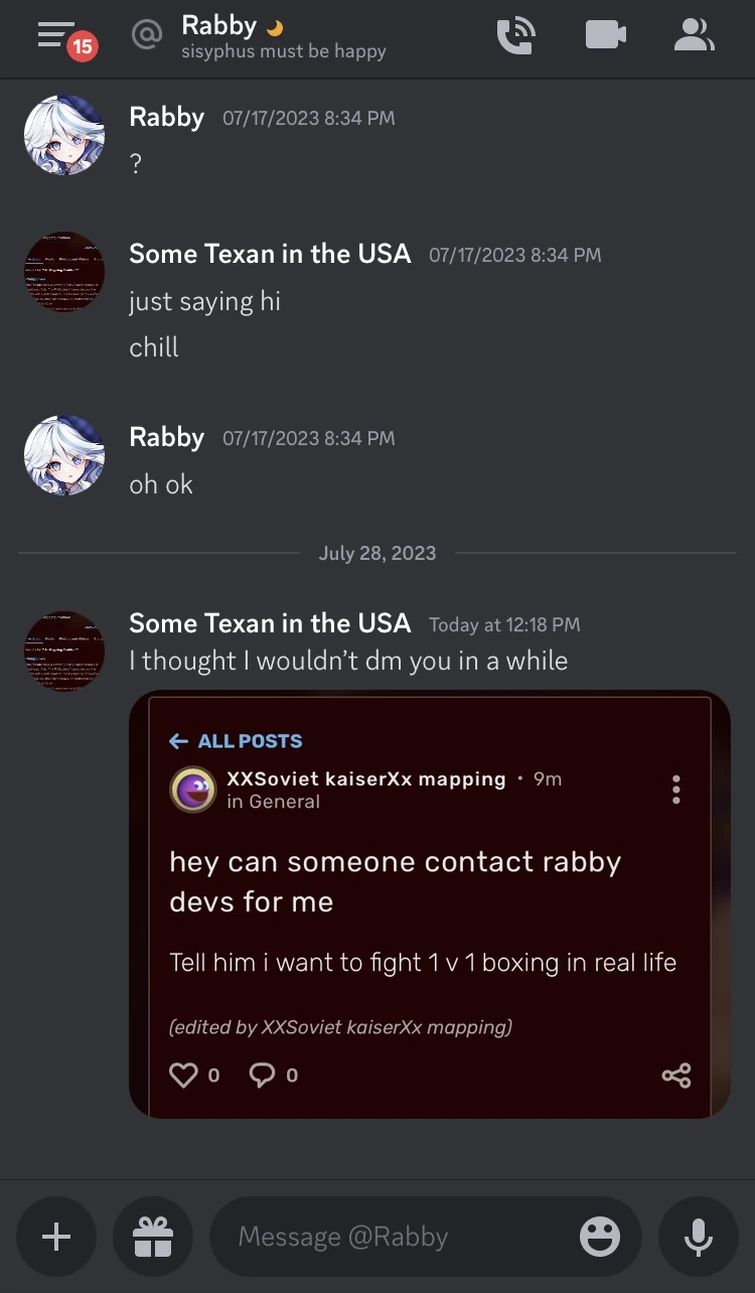 hey can someone contact rabby devs for me | Fandom