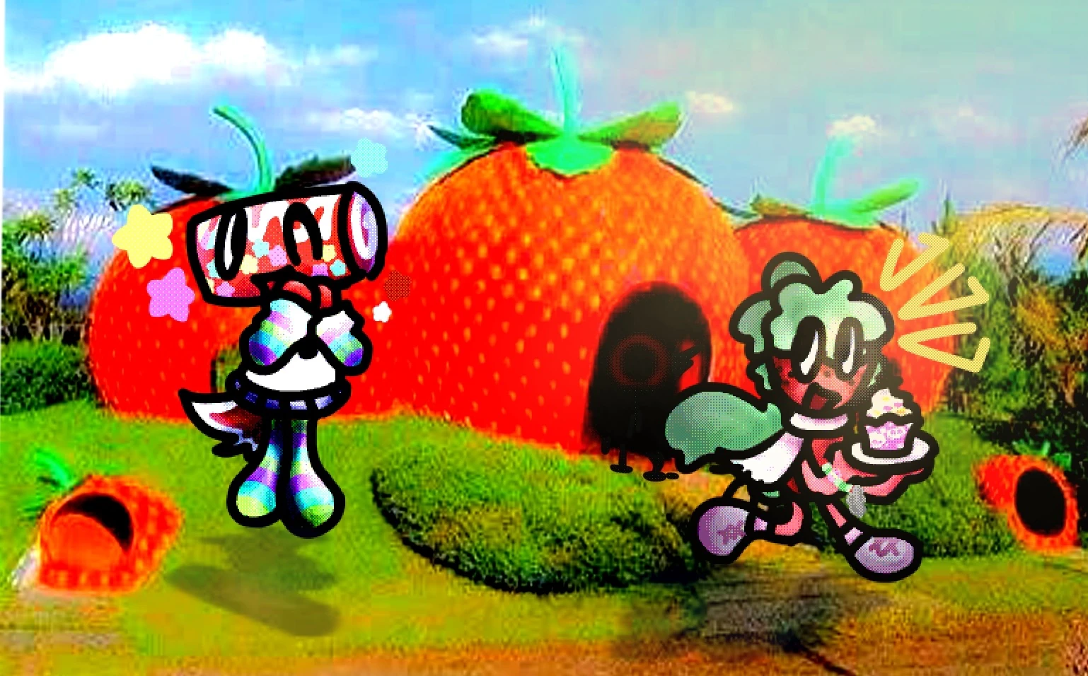 Drawing those weirdcore/dreamcore x dandy’s world combinations I found ...