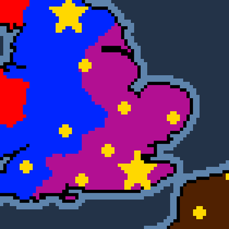 Made this flag for the Magenta Anglian Country from Episode 30