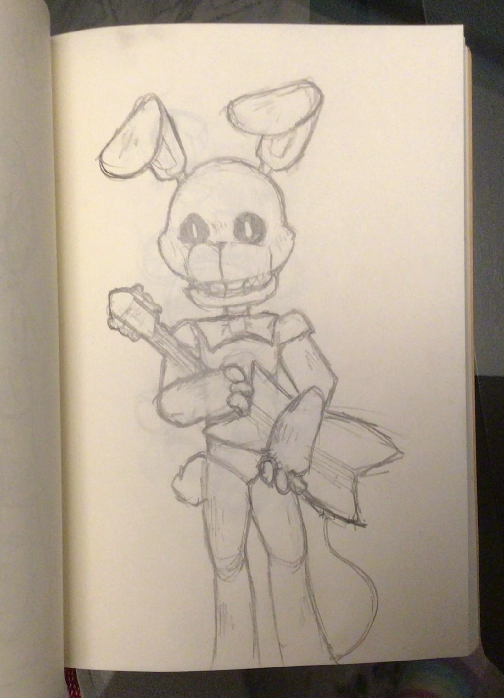 Little sketch of Bonnie I made yesterday :) | Fandom