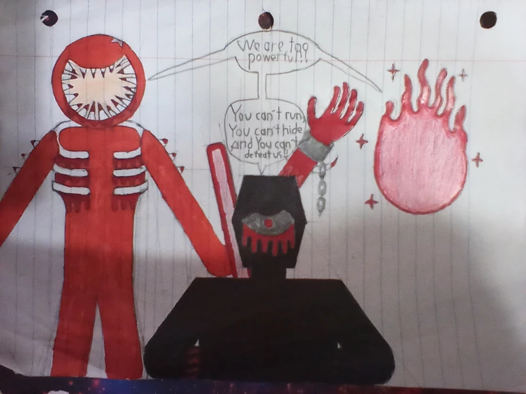 Drawing of Seek .exe, Figure .exe, and exe light! | Fandom