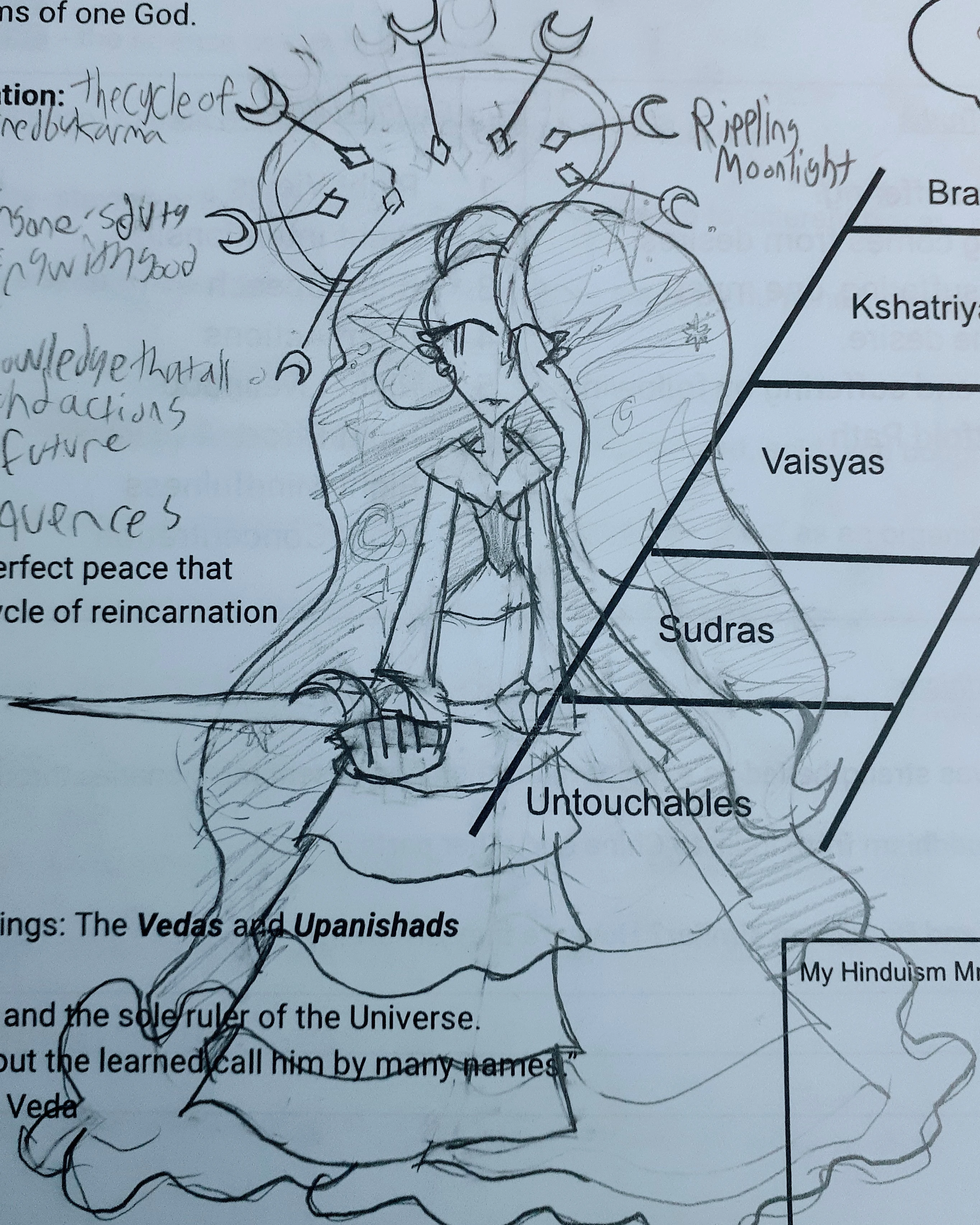 rippling moonlight drawing | Fandom