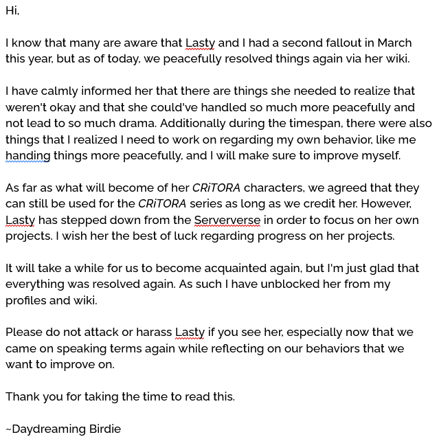 Important update (please read) | Fandom