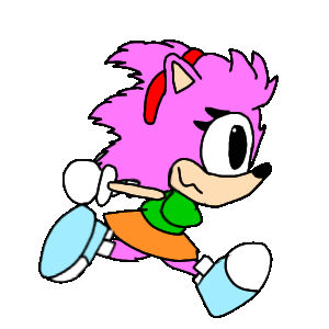 amy running animation | Fandom