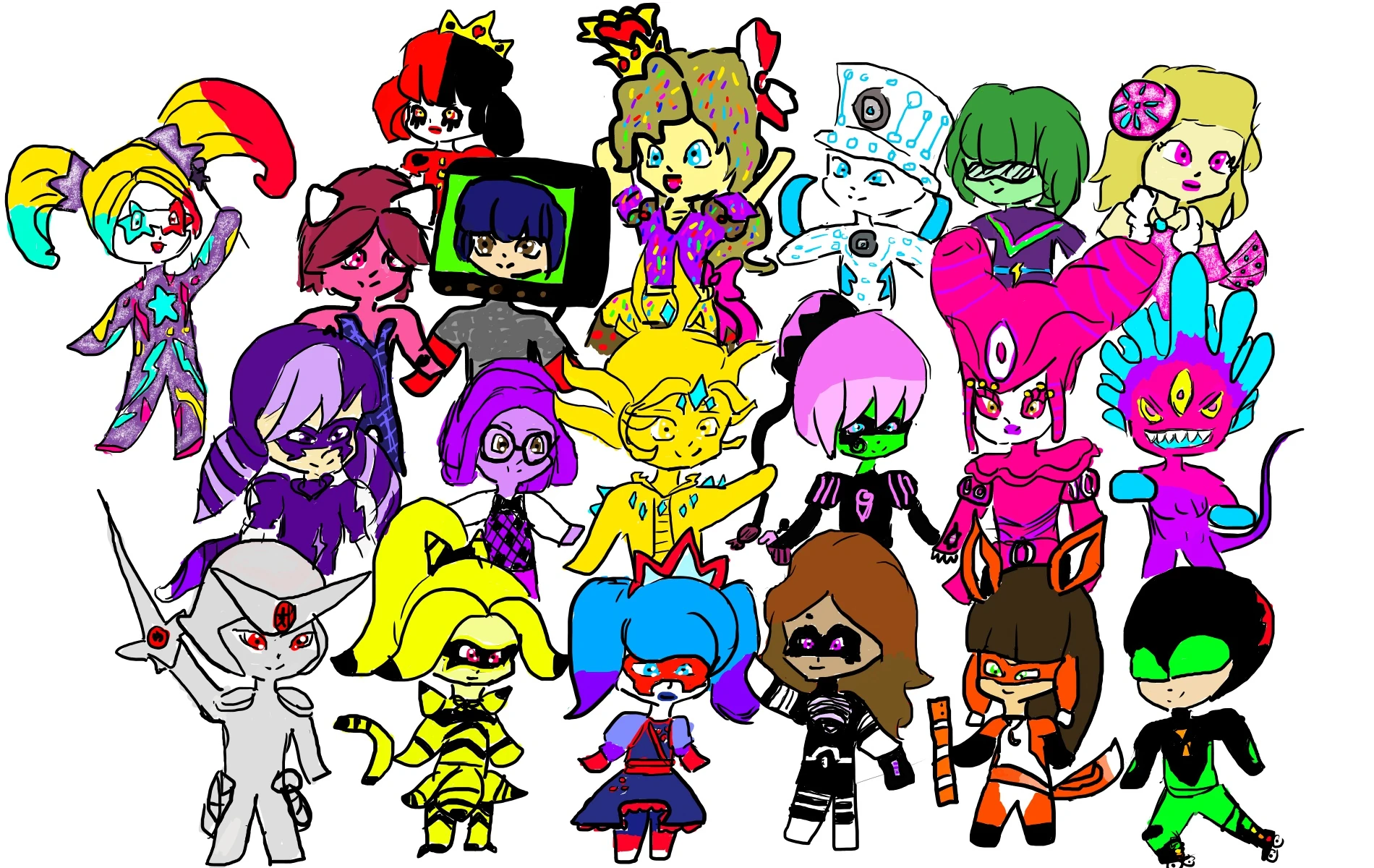 Chibi Akumatized Girls | Fandom
