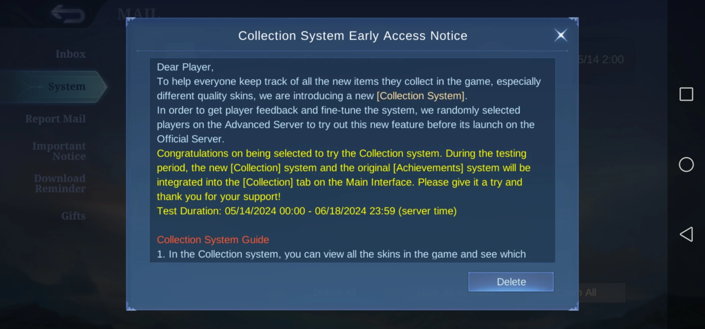 I got early access to the Collection System. | Fandom