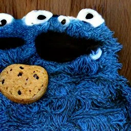 No one asked for it but here is an AI-generated image of cookie monster ...