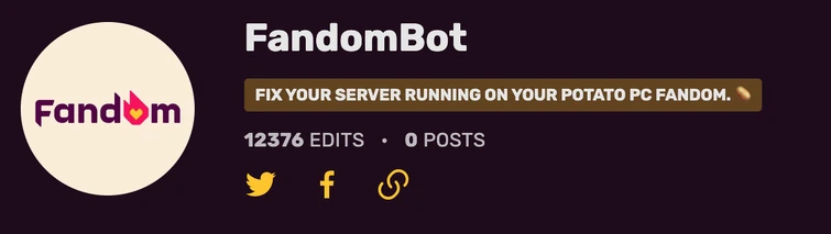 Fandom crashing be like: | Fandom